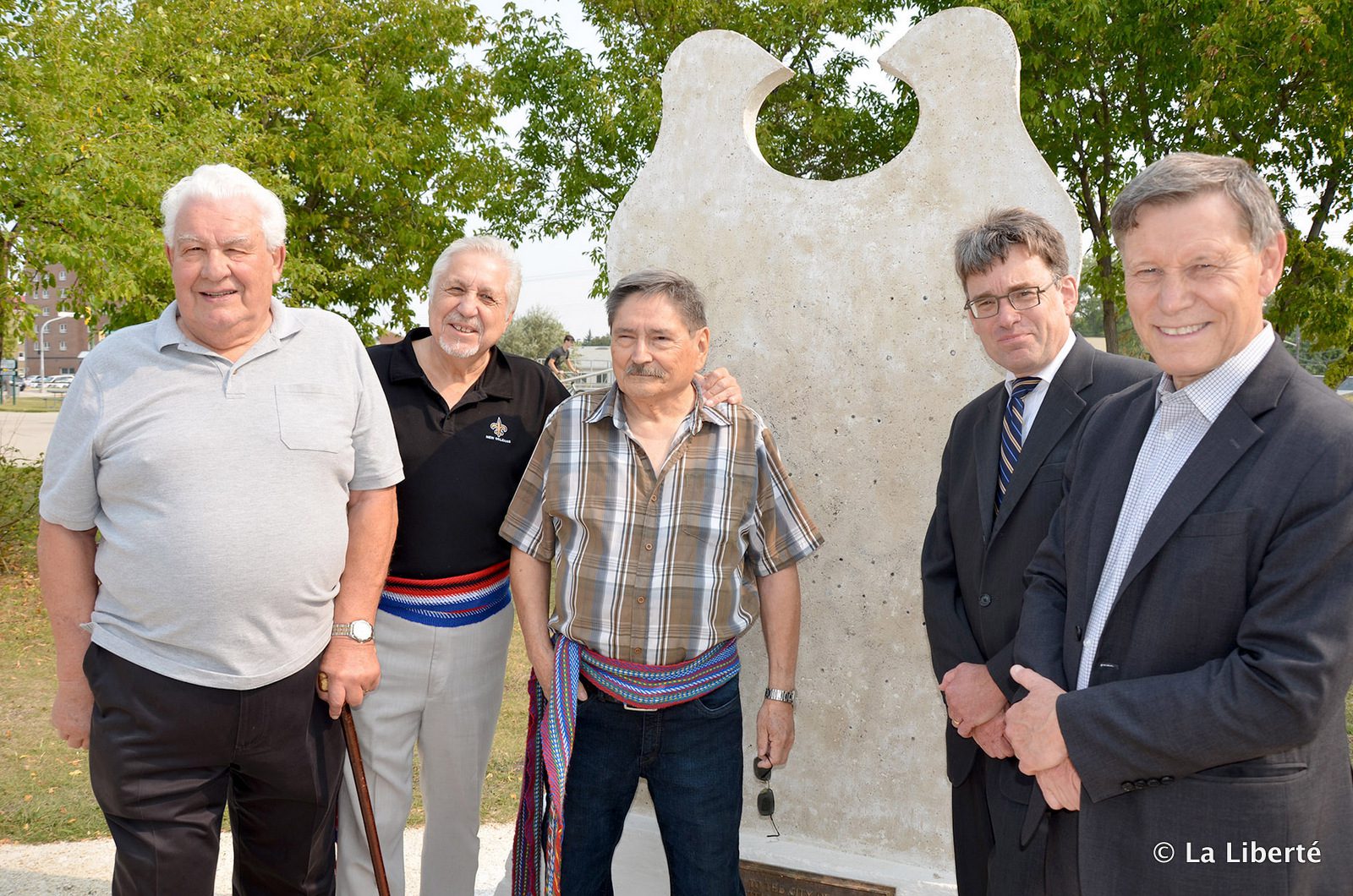 Restauration d'un monument dédié à Riel - La Liberté