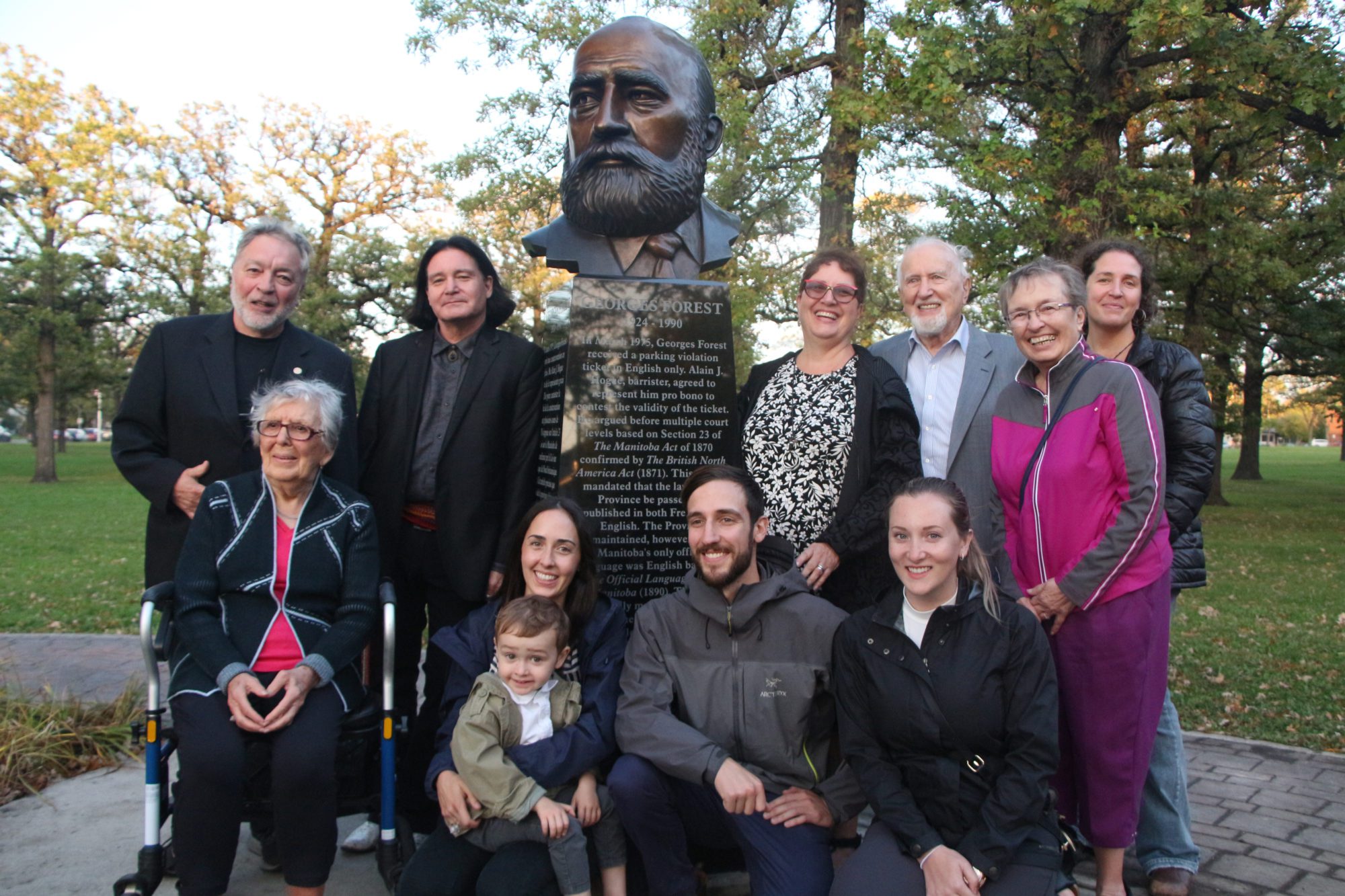Georges-Forest : le monument finalement dévoilé - La Liberté